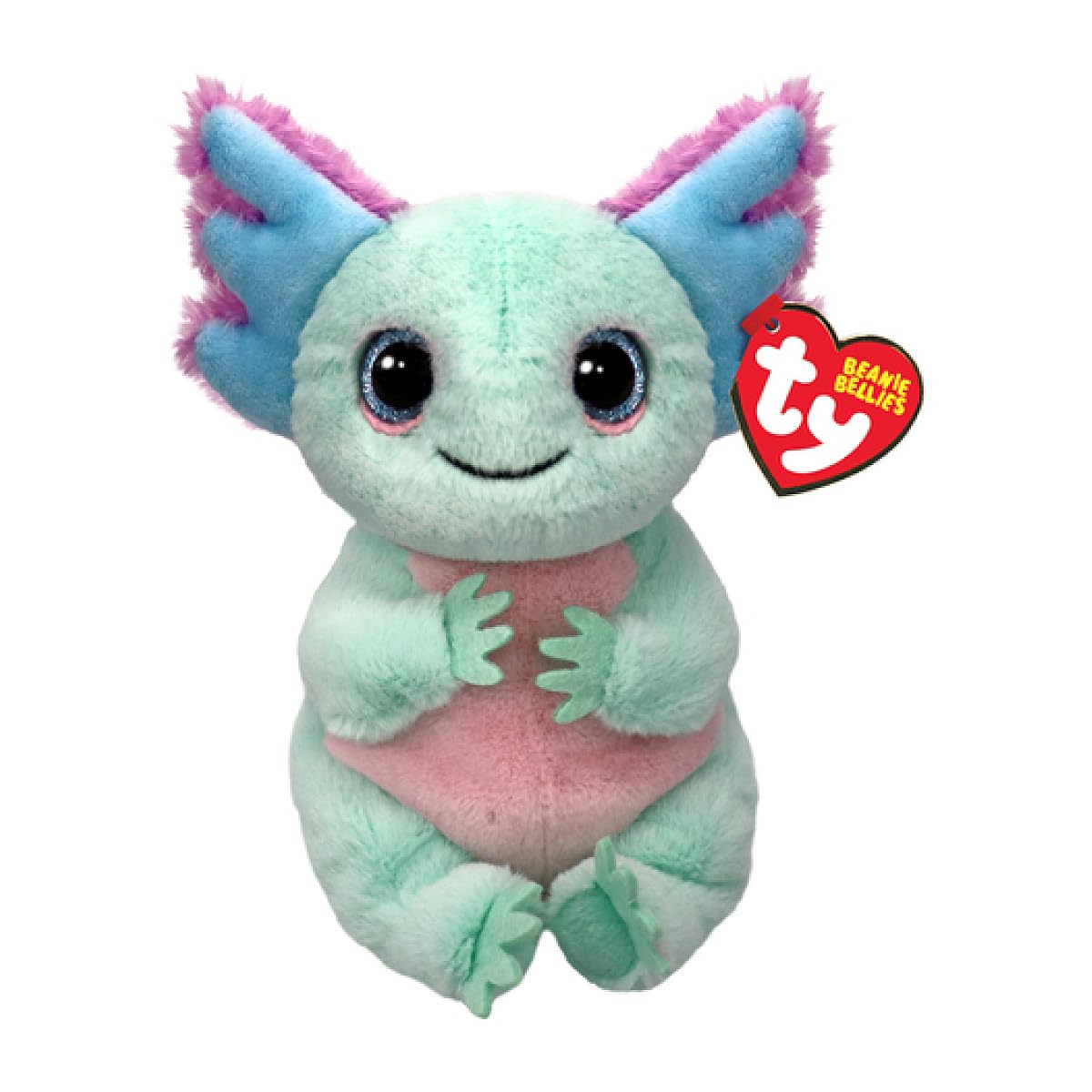 Amazon.com: Ty Beanie Bellies Alex The Pastel Axolotl - 6" : Toys & Games