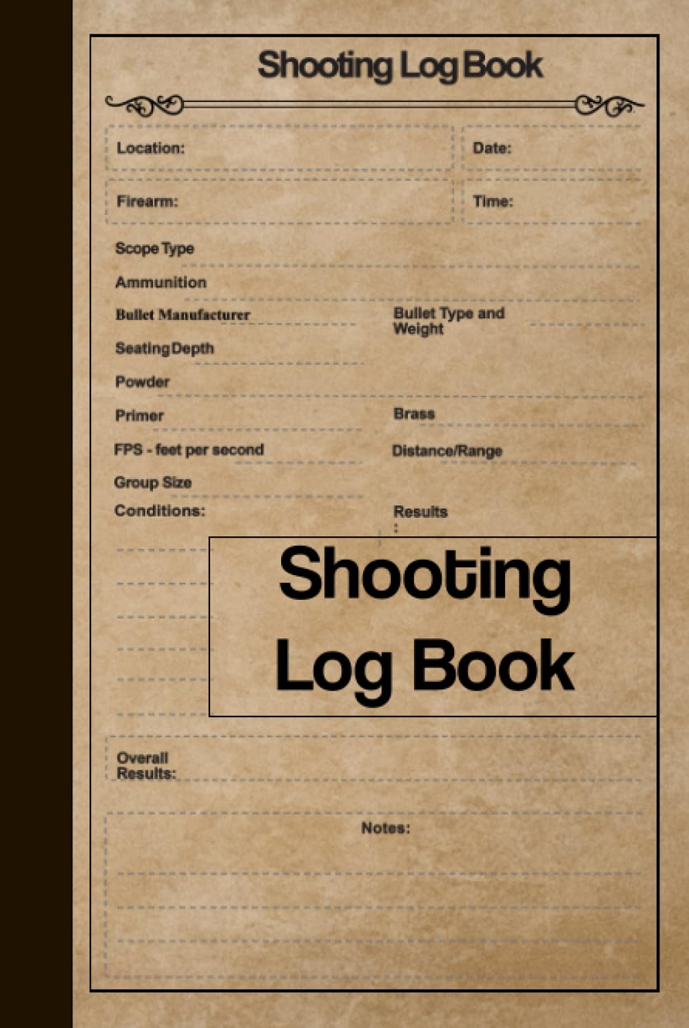 Amazon.com: Shooting Log Book: Range Shooting Book, Sport Shooting ...