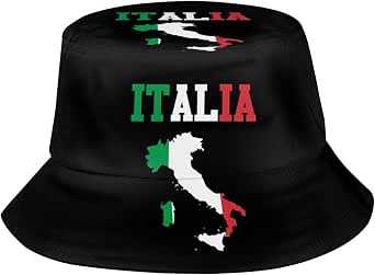 Funny Italy Flag Bucket Hat for Women Men Teens Travel Summer Italian ...