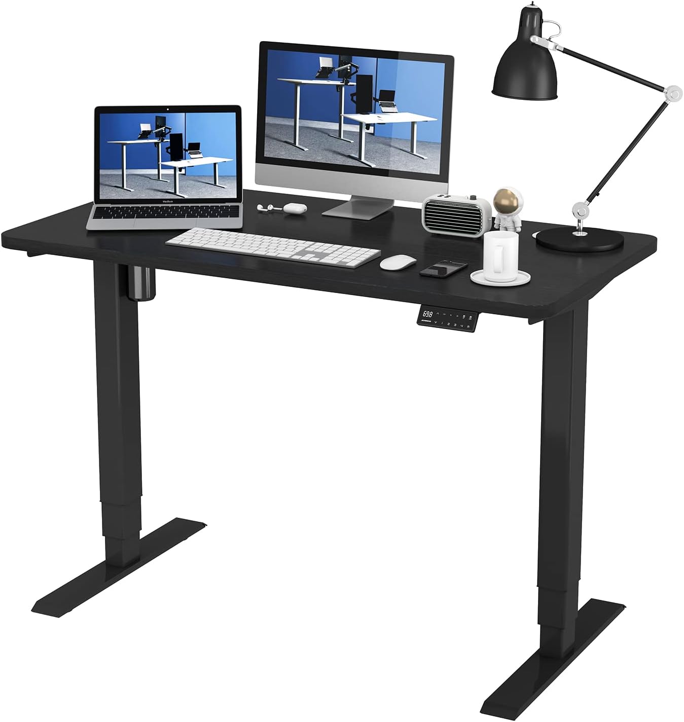 Amazon.co.jp: MAIDESITE Electric Elevating Desk, Standing Desk, Height ...