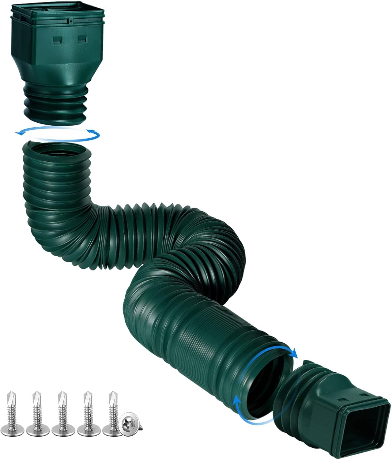 Green1-Pack Rain Gutter Downspout Extensions Bermuda | Ubuy