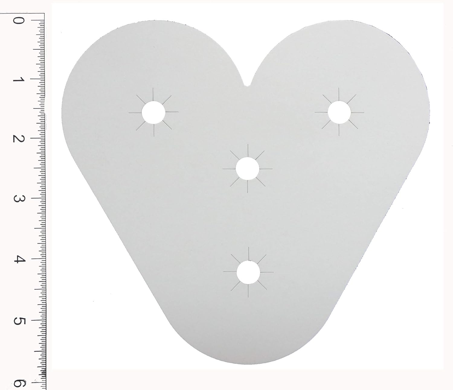 Amazon.com: Cardboard BACKERS Various Shapes/Sizes (White, 6" Triple ...