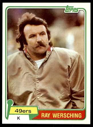 Amazon.com: Football NFL 1981 Topps #36 Ray Wersching 49ers ...