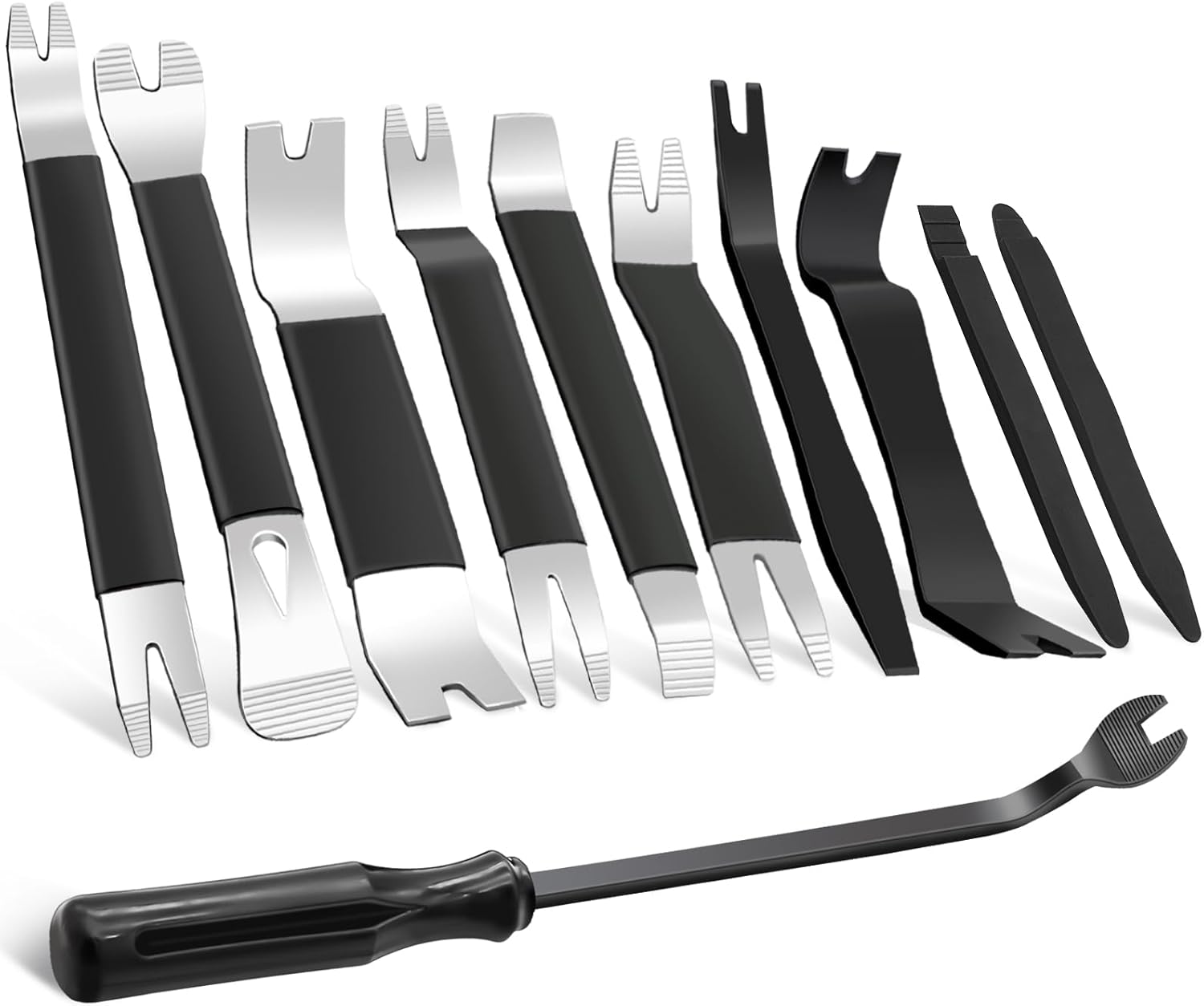 Amazon.com: Zecirl 11 PCS AutoTrim Removal Tool Kit, Metal Pry Tool ...