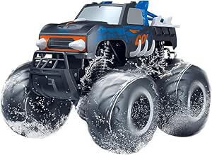 Amazon.com: STEMTRON Amphibious Remote Control Car Toys for Boys 2.4 GHz 1:16 All Terrain Off ...