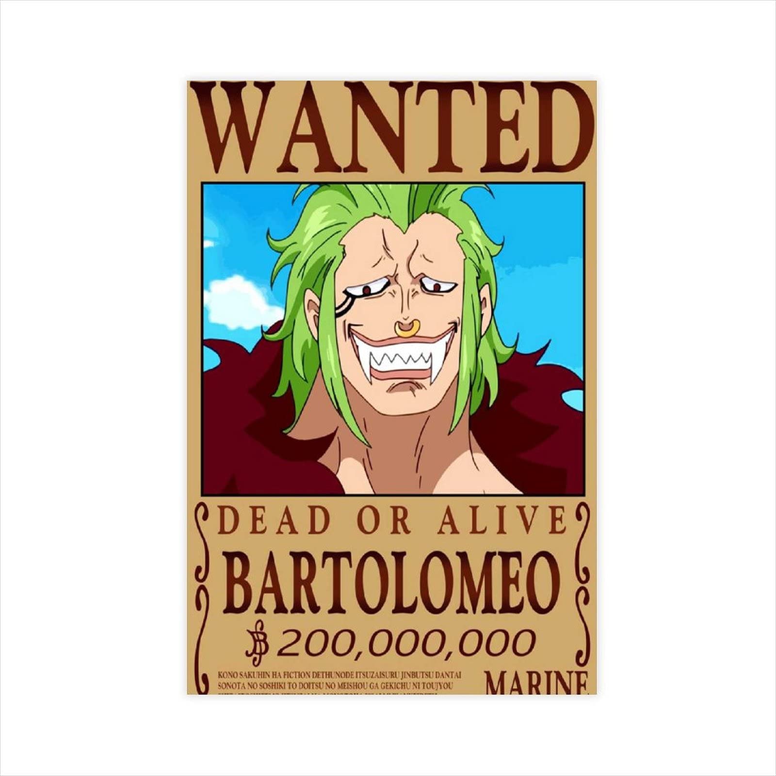Bartolomeo One Piece Bounty