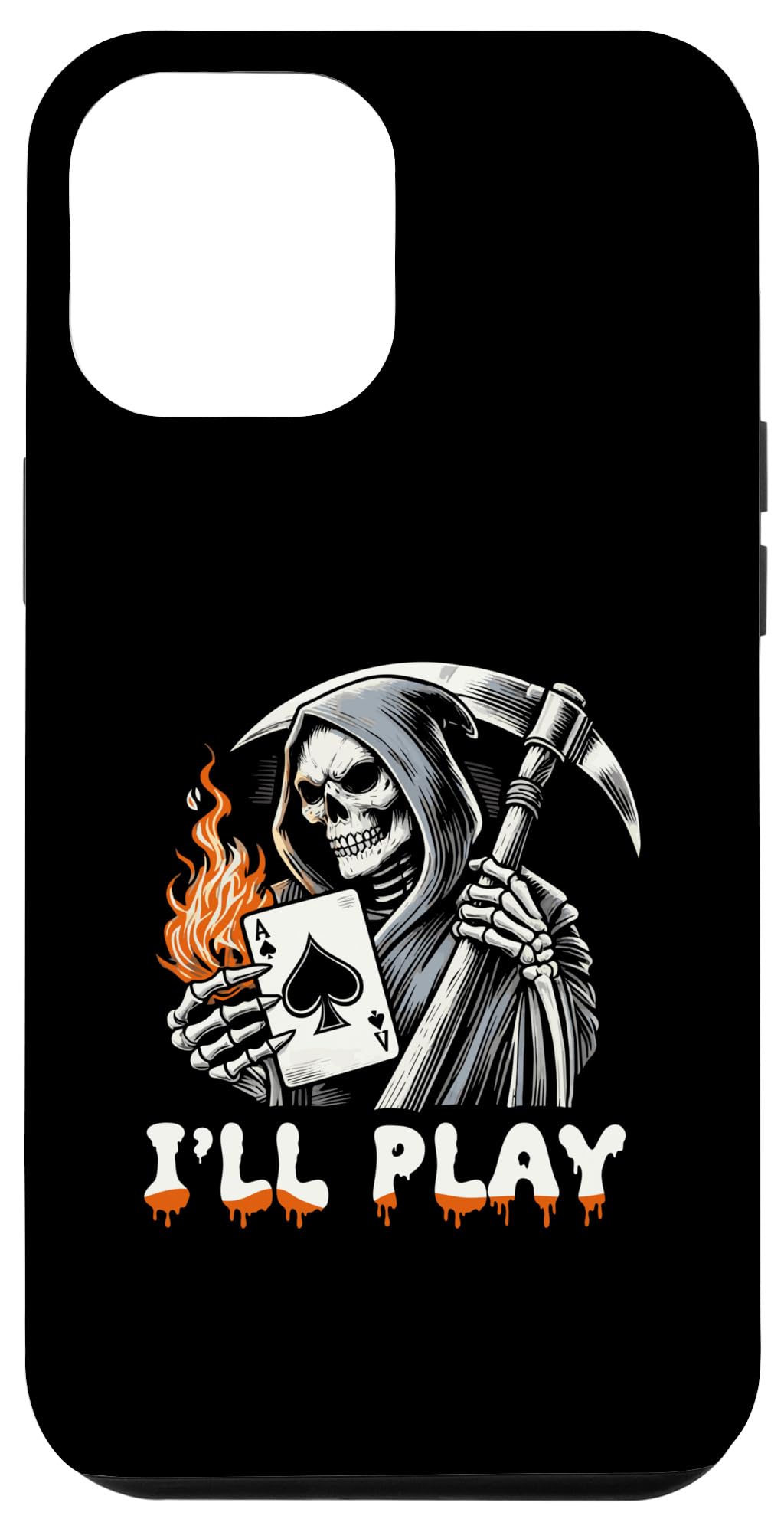 Grim Reaper With Playing Cards