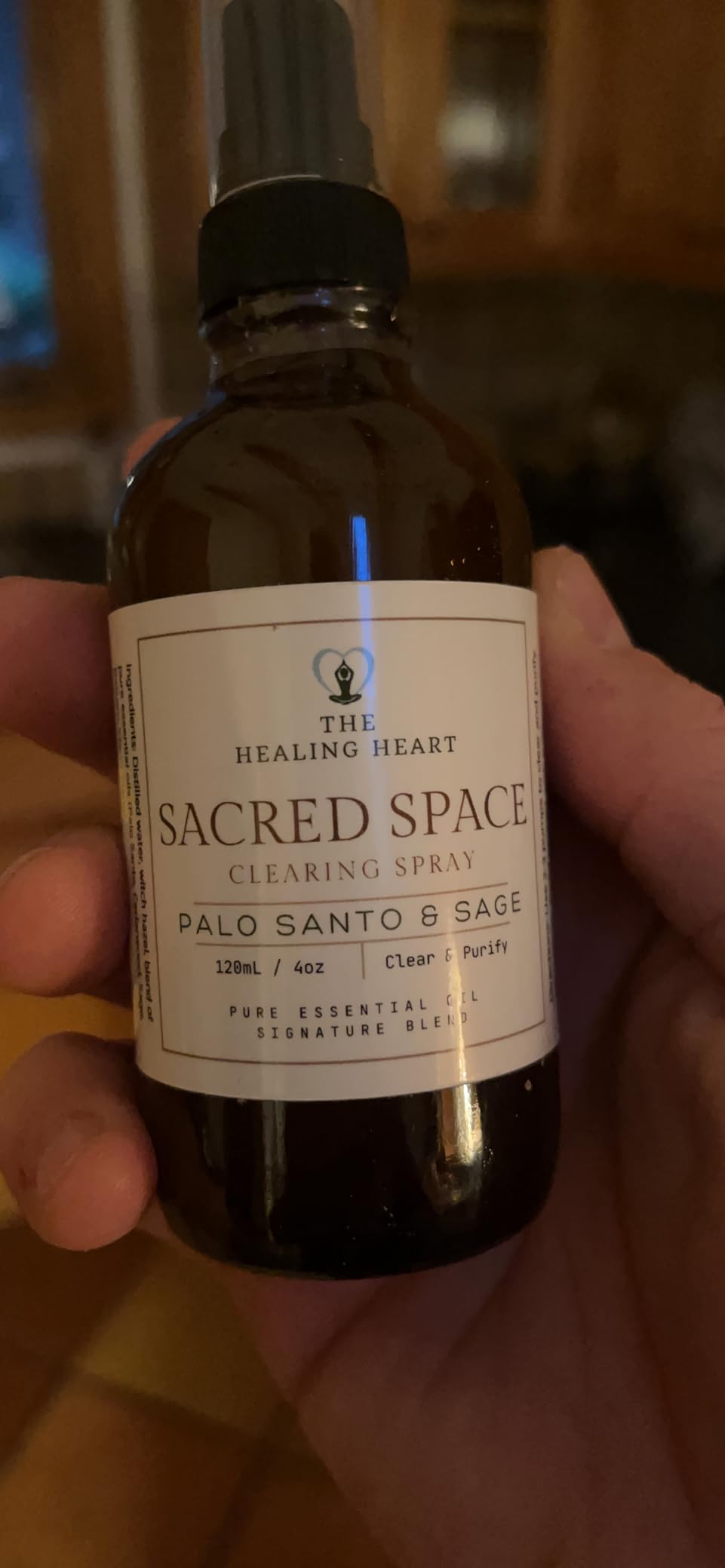 Amazon.com: Sacred Space Smudge Spray - Palo Santo & Sage Essential Oil ...