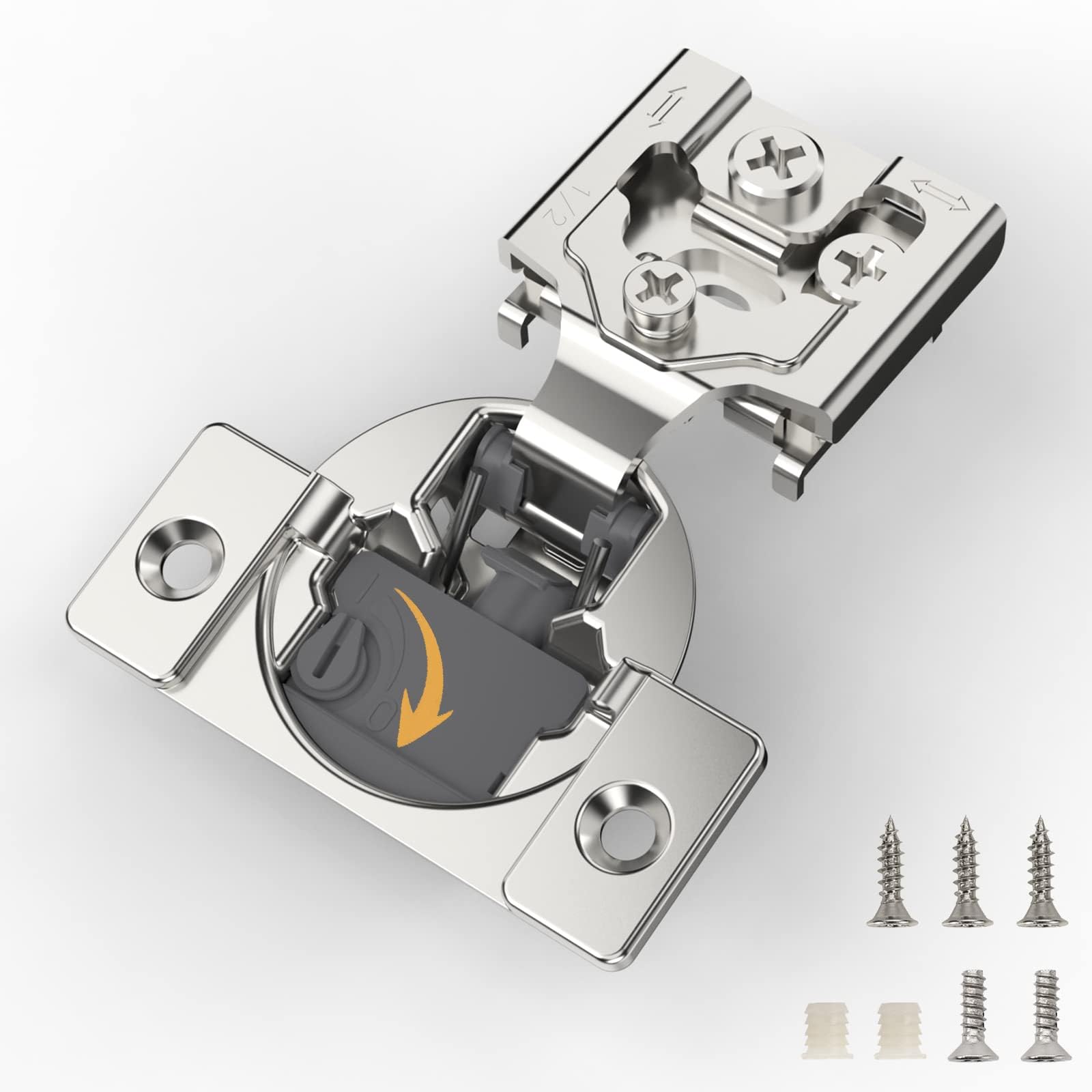 Amerock | Concealed Cabinet Hinge | 1-1/4 inch (32 mm) Overlay Hinge ...