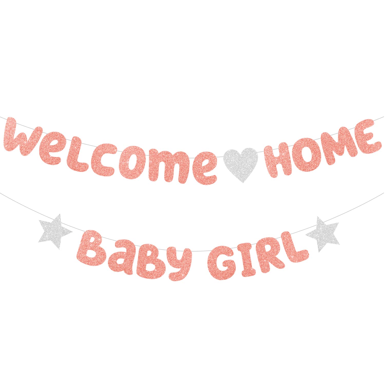 Welcome Home Banner For A Baby Girl Personalised Banners Personalised