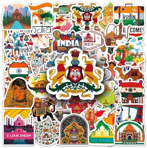 Amazon.com: 50 pcs Diwali Festival Sticker Happy Indian Lable Stickers ...