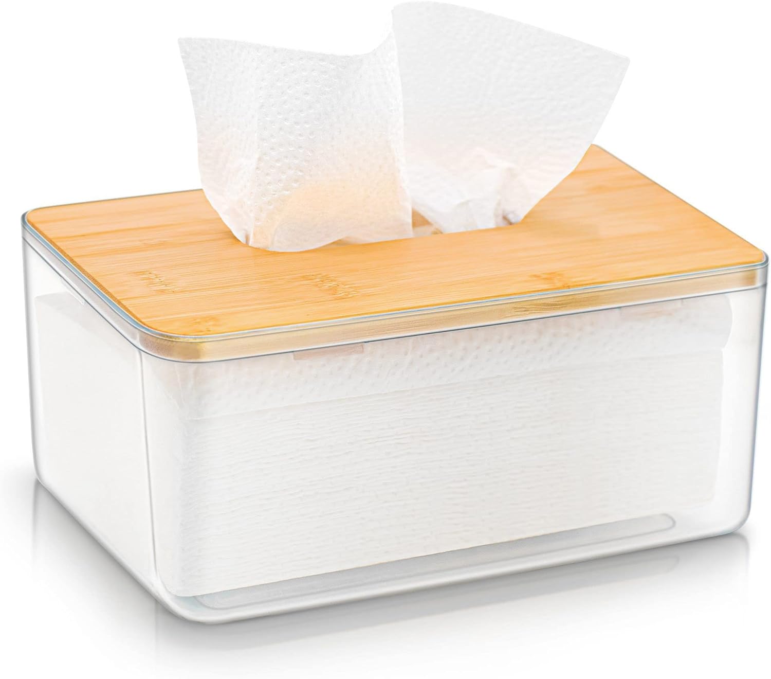Amazon.com: Clear Tissue Holder, Acrylic Dryer Sheet Dispenser Box with ...