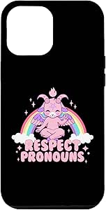 Amazon.com: iPhone 12 Pro Max Respect Pronouns Queer | Non-binary ...