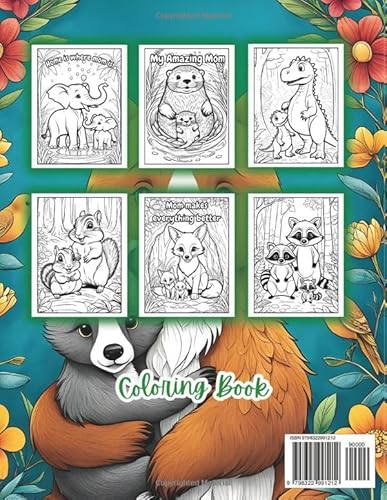 Happy Mothers Day Coloring Book for Kids: Large Collection of Cute Baby ...