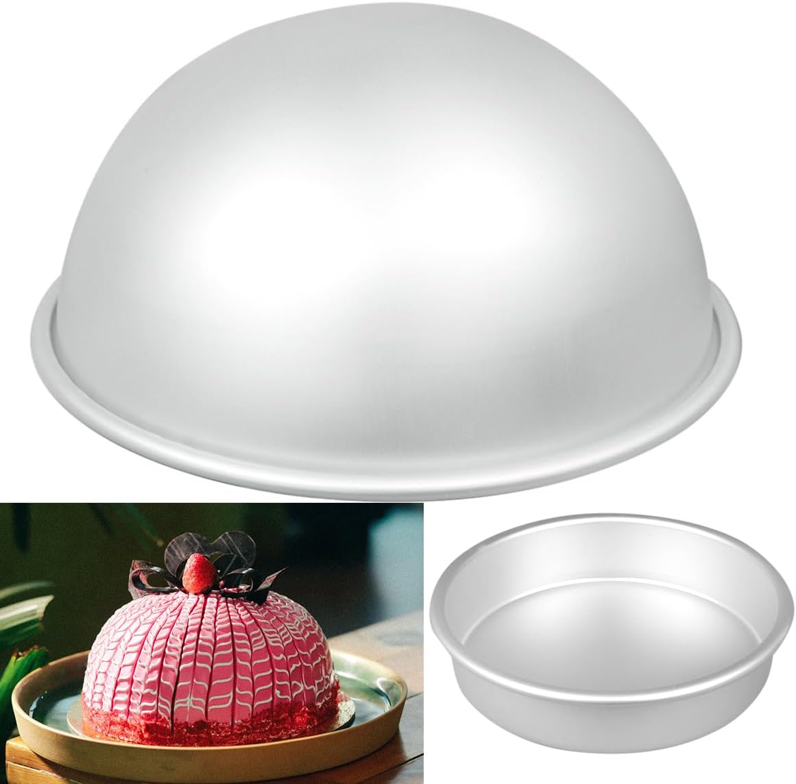 Amazon.com: Mini Springform Pans, 2.5 Inch Anodized Aluminum Christmas ...