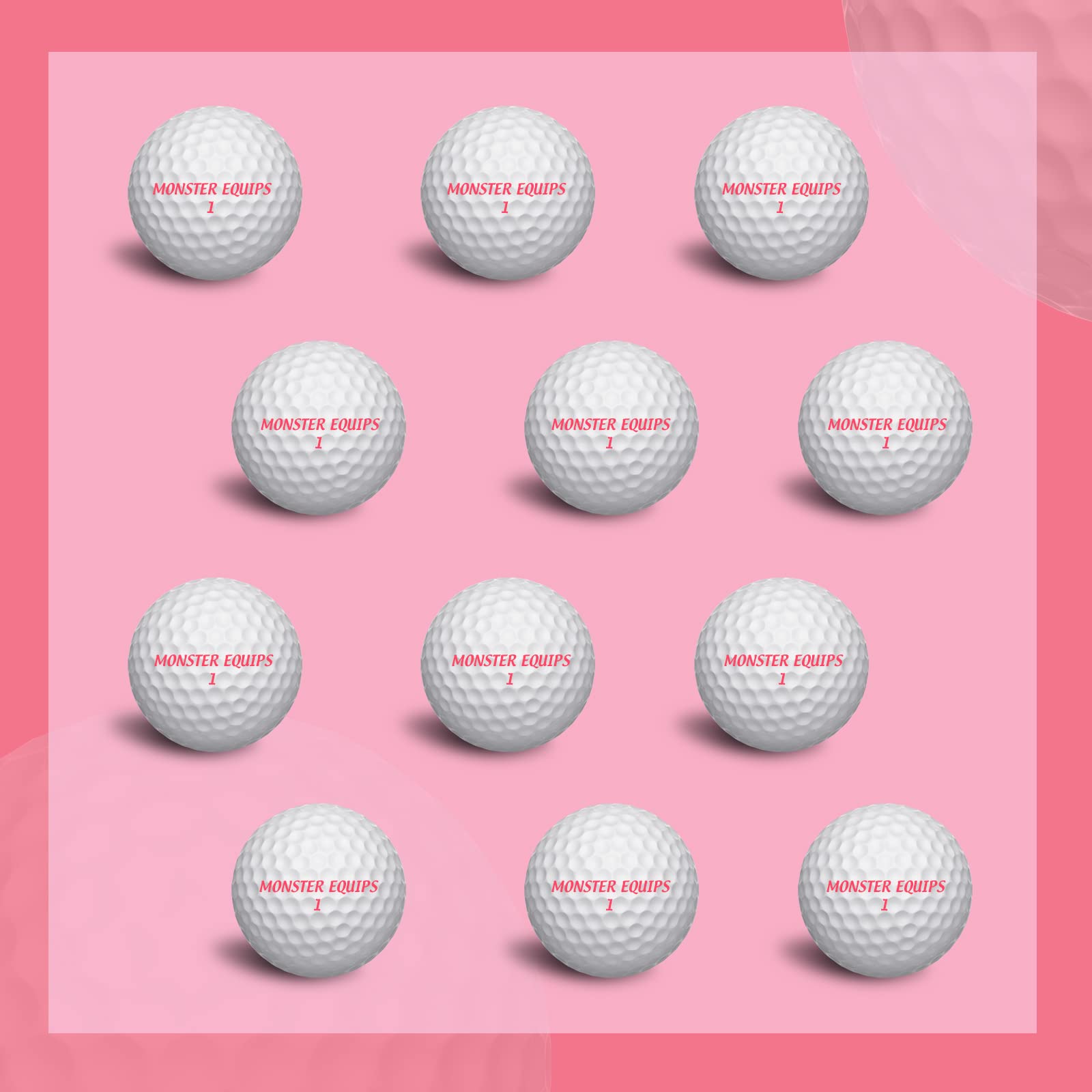 Snapklik.com : Monster Equips Golf Premium Golf Balls For Maximum Distance And Straighter Shots ...