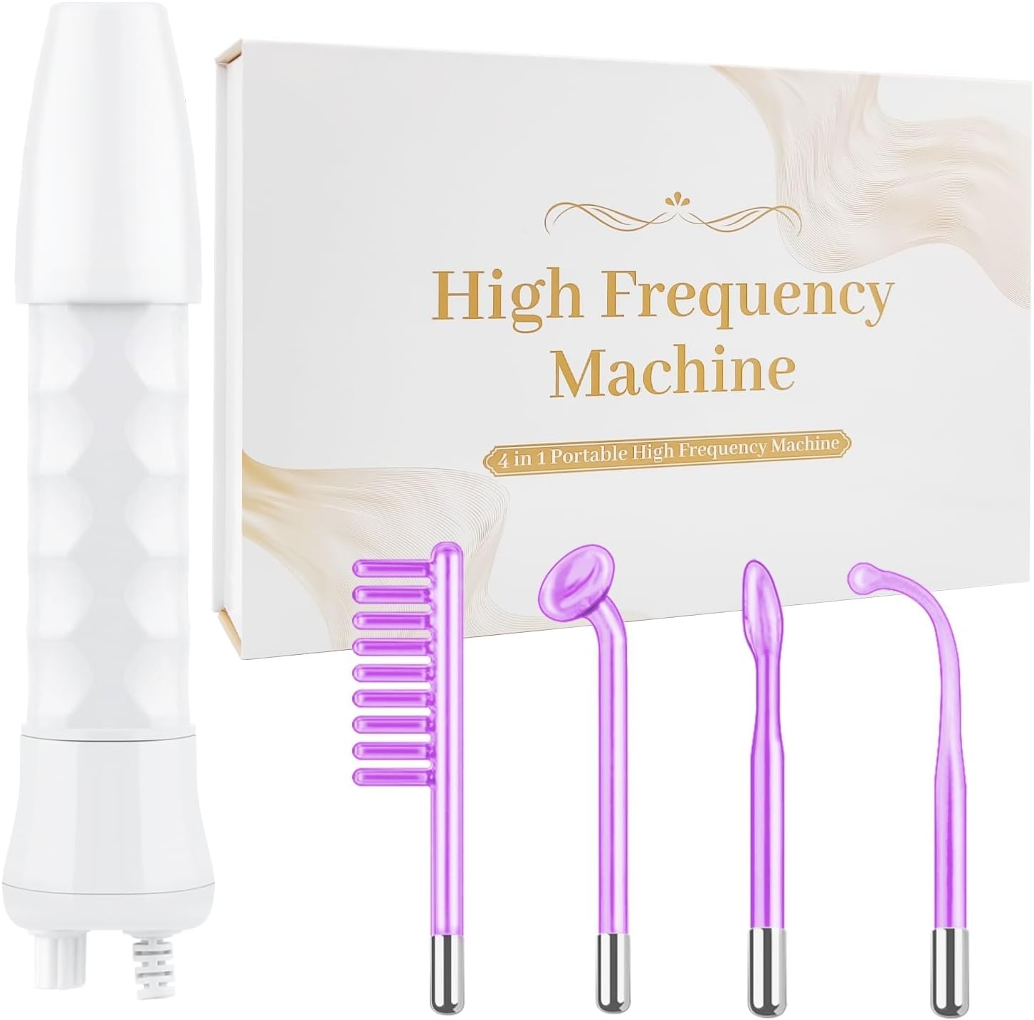 Amazon.com: High Frequency Facial Wand,Portable Handheld High-Frequency ...