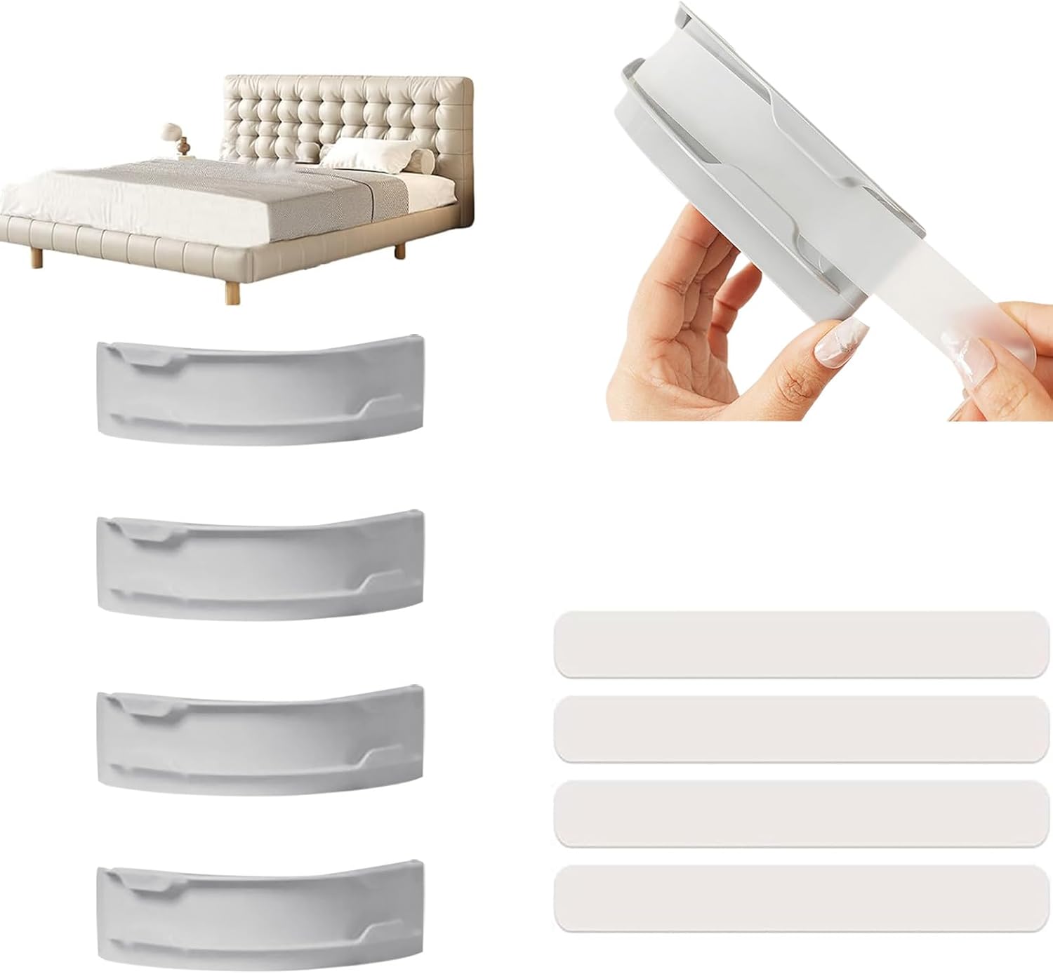 Amazon.com: Lock Sheet Holders Set of 4, Bed Sheet Holders for Corners ...