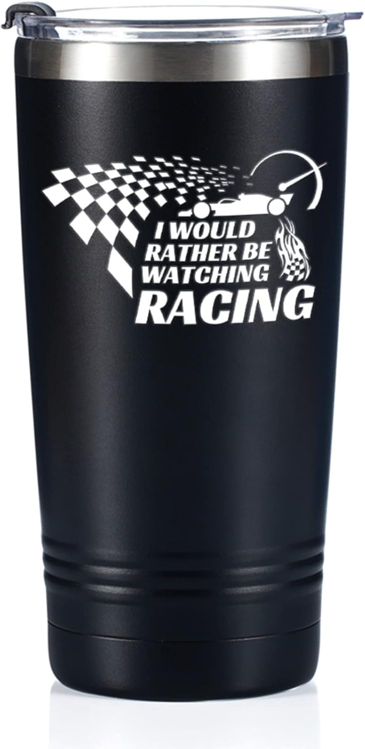 Amazon.com | Onebttl Car Racing Gifts Travel Coffee Mug Tumbler 590ml ...