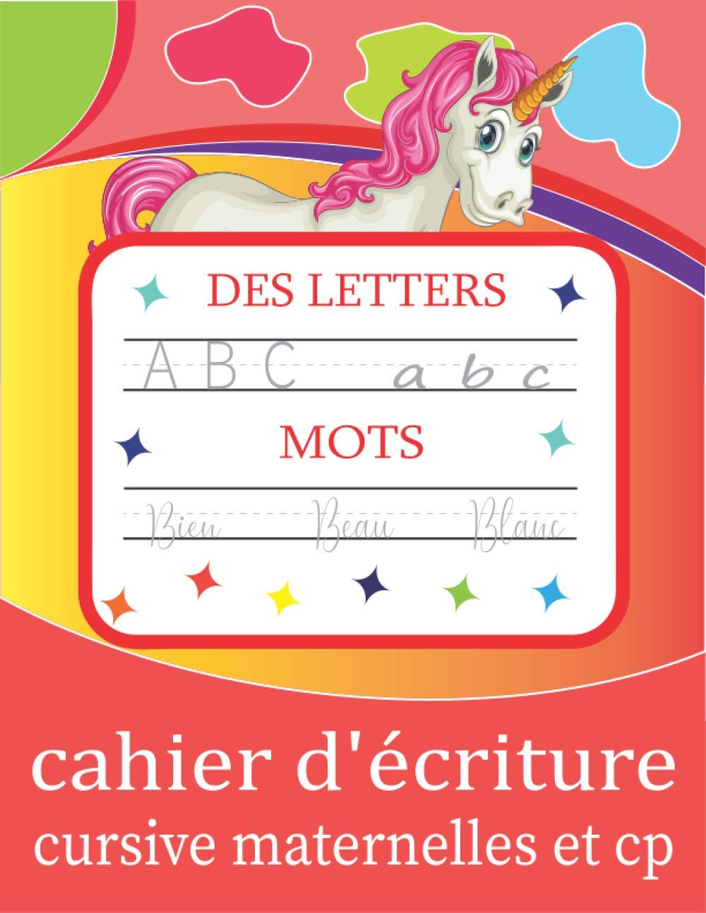 Buy cahier d'écriture cursive maternelles et cp: Apprenez à votre ...