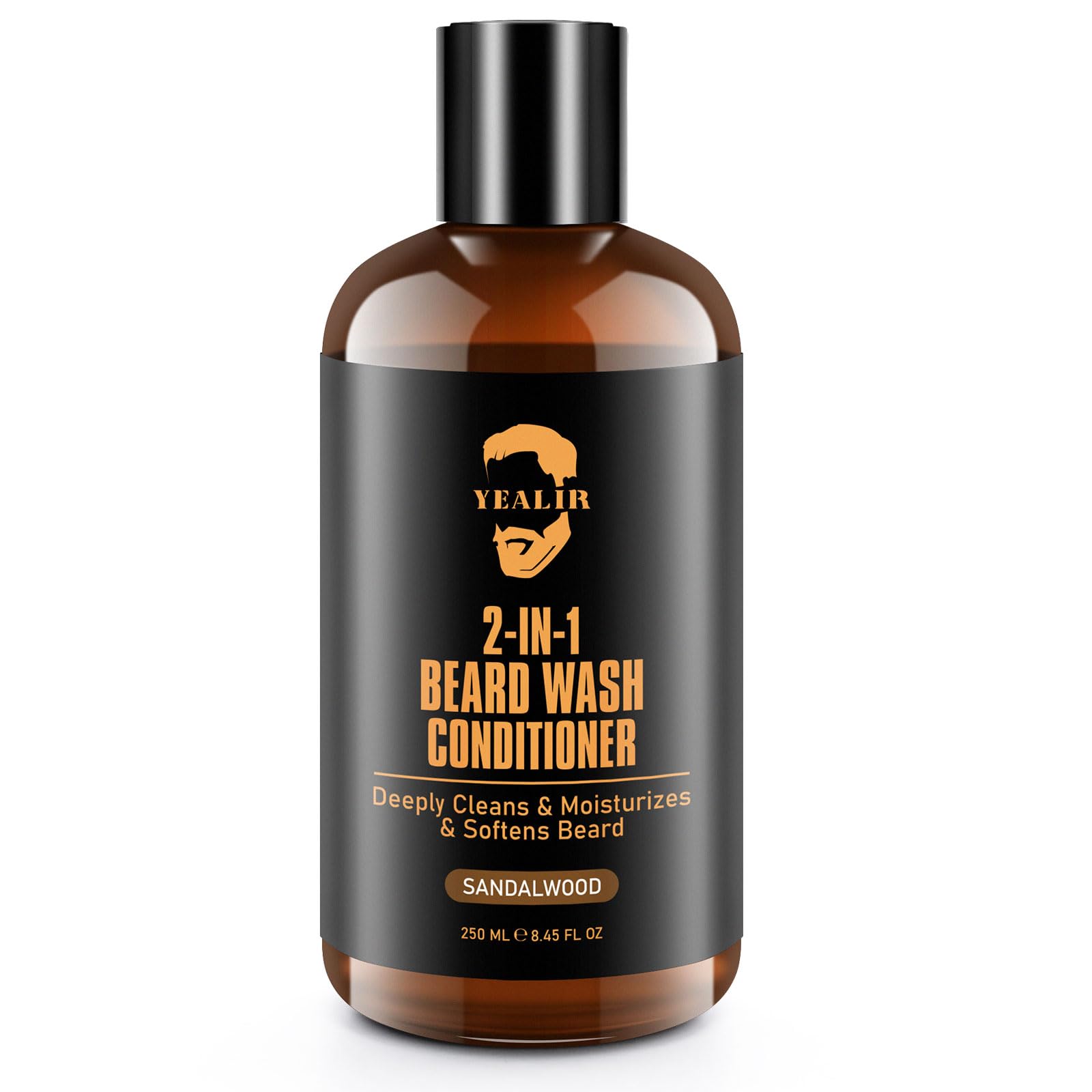 Amazon.com : YEALIR 2-in-1 Beard Wash and Conditioner – Cleanse ...