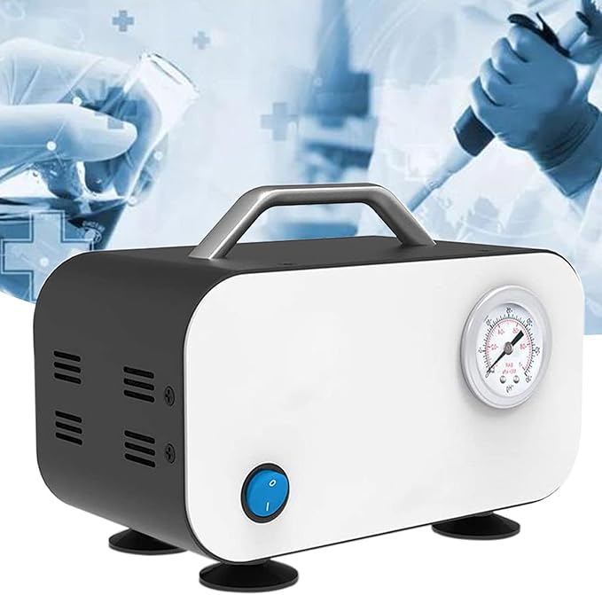 wolfmoutiy Oilless Diaphragm Vacuum Pump,Portable Negative Pressure ...