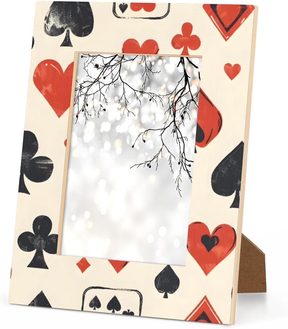 Amazon.com - Cholyzma Poker Game Picture Frame 4x6, Lucky Poker 4x6 ...