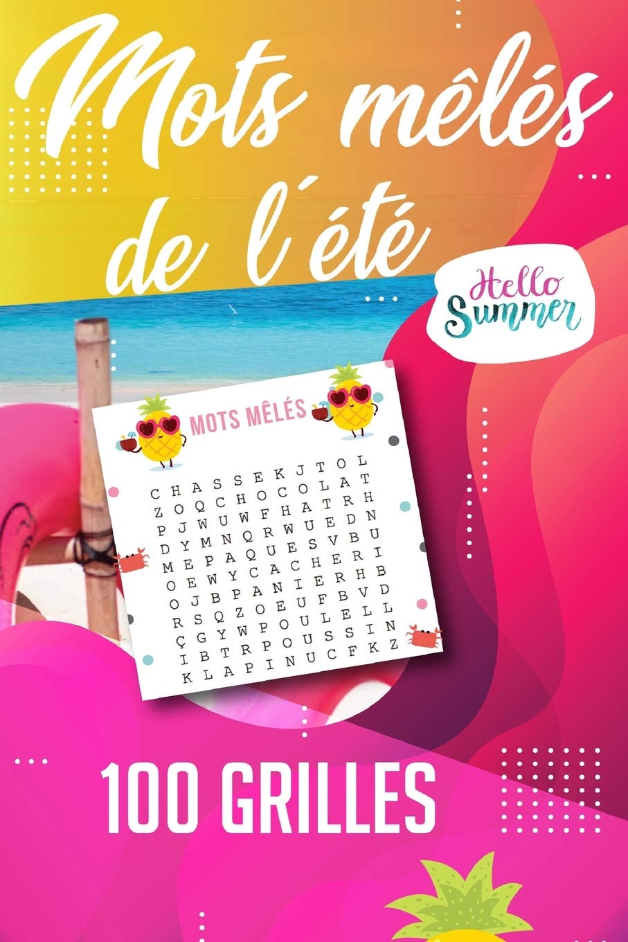 Mots Meles De Lete Hello Summer 100 Grilles Mots Meles | Desertcart ...