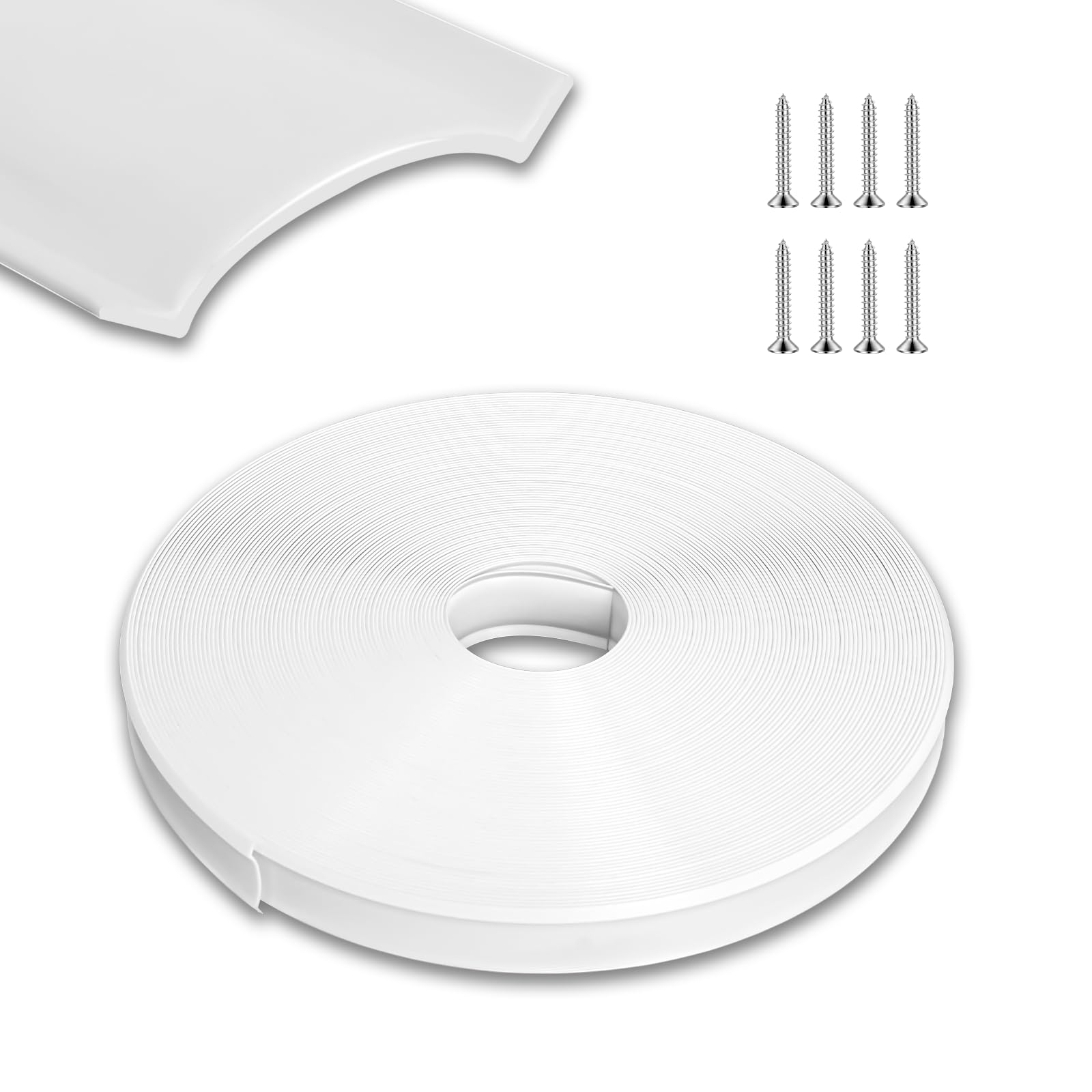Snapklik.com : 1" RV Vinyl Trim Molding Insert 50FT