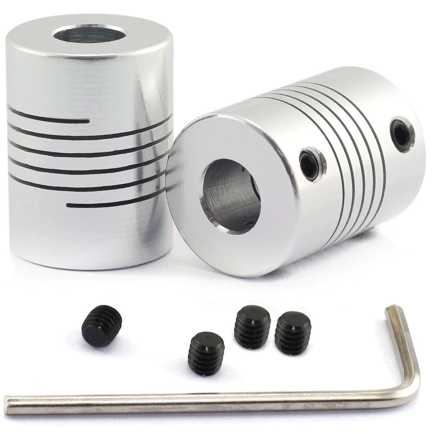 Amazon.com: Magic&shell 2-Pack D19xL25 Shaft Coupler Aluminium 3D ...