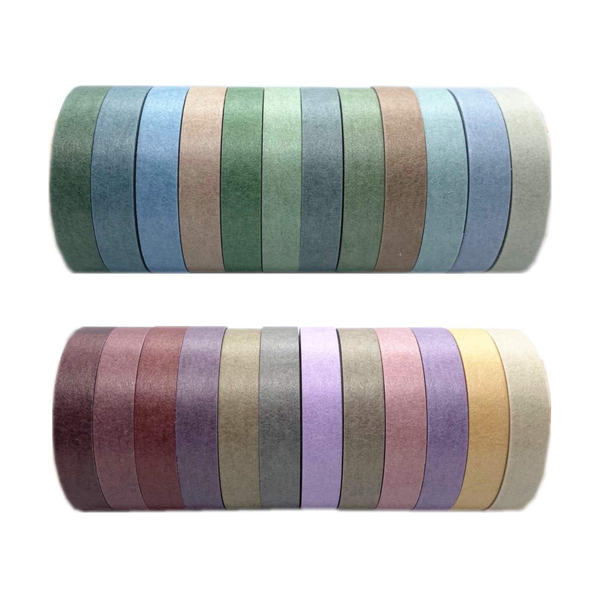 Washi Tape Set VIVIQUEN 40 Rolls Masking Tape Pack Colorful Decorative ...