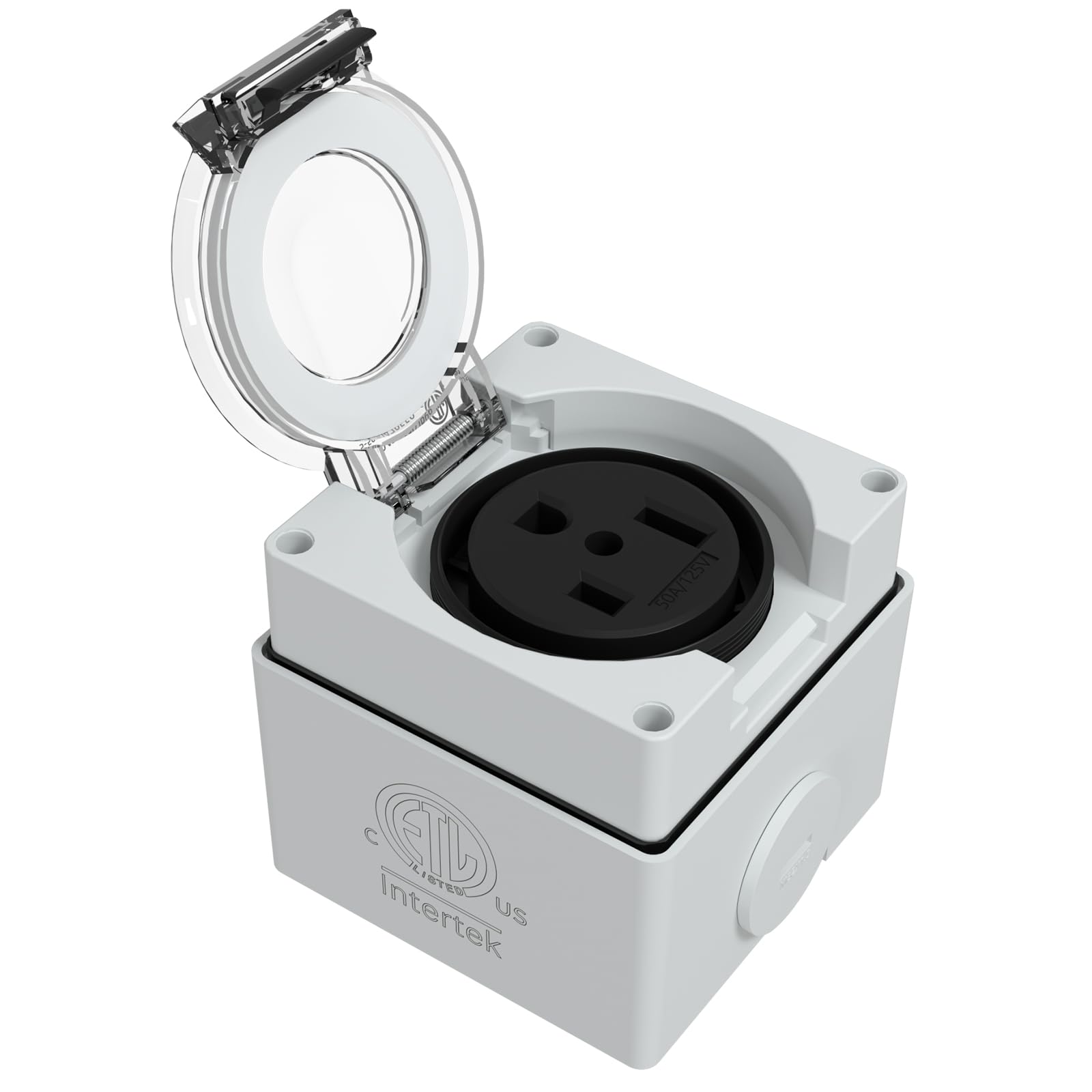 Amazon.com: MaxLouder 50 Amp 125Volt RV Power Outlet Box， NEMA 5-50R ...