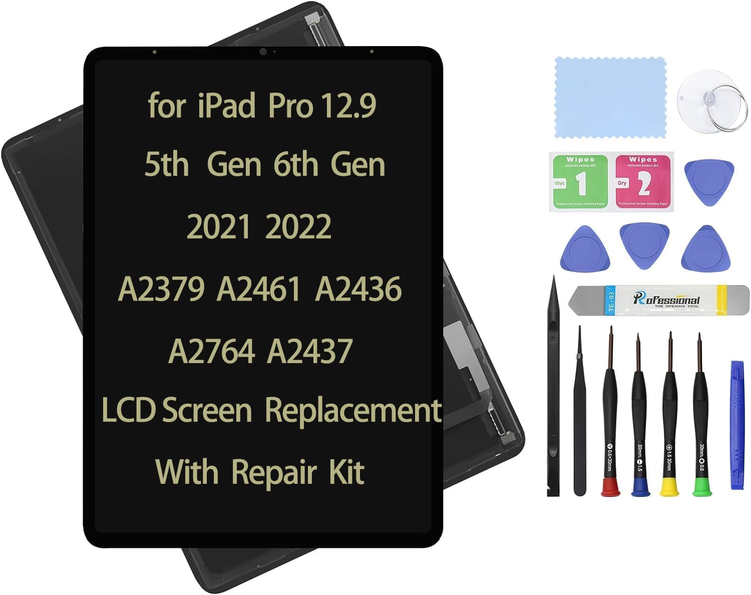 Amazon.com: 12.9" LCD Screen Replacement Compatible with iPad Pro 12.9 ...