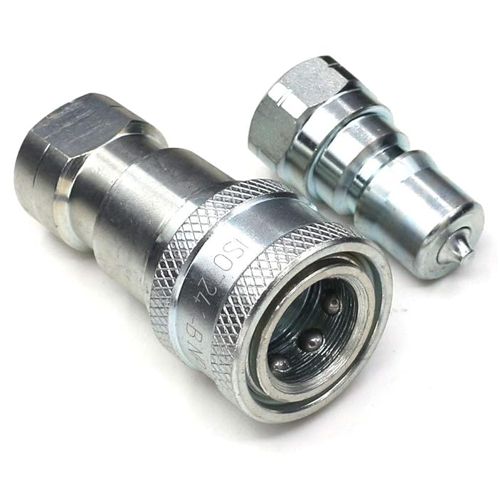 Buy Hydraulic Coupler 1/4" NPT ISO 7241-B,CEKER Quick Connect and ...