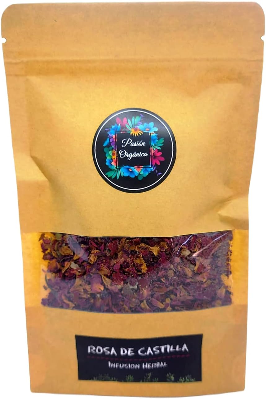 Pasión Orgánica - Té Infusión ROSA DE CASTILLA ORGÁNICA deshidratada ...