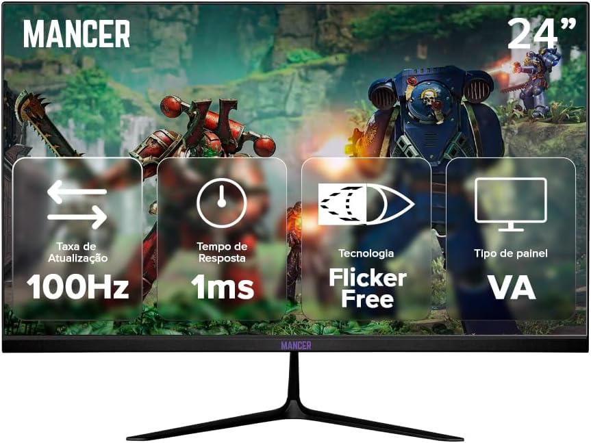Monitor Gamer Mancer Horizon Z2 | 24 Polegadas | VA | Full HD | 100Hz ...