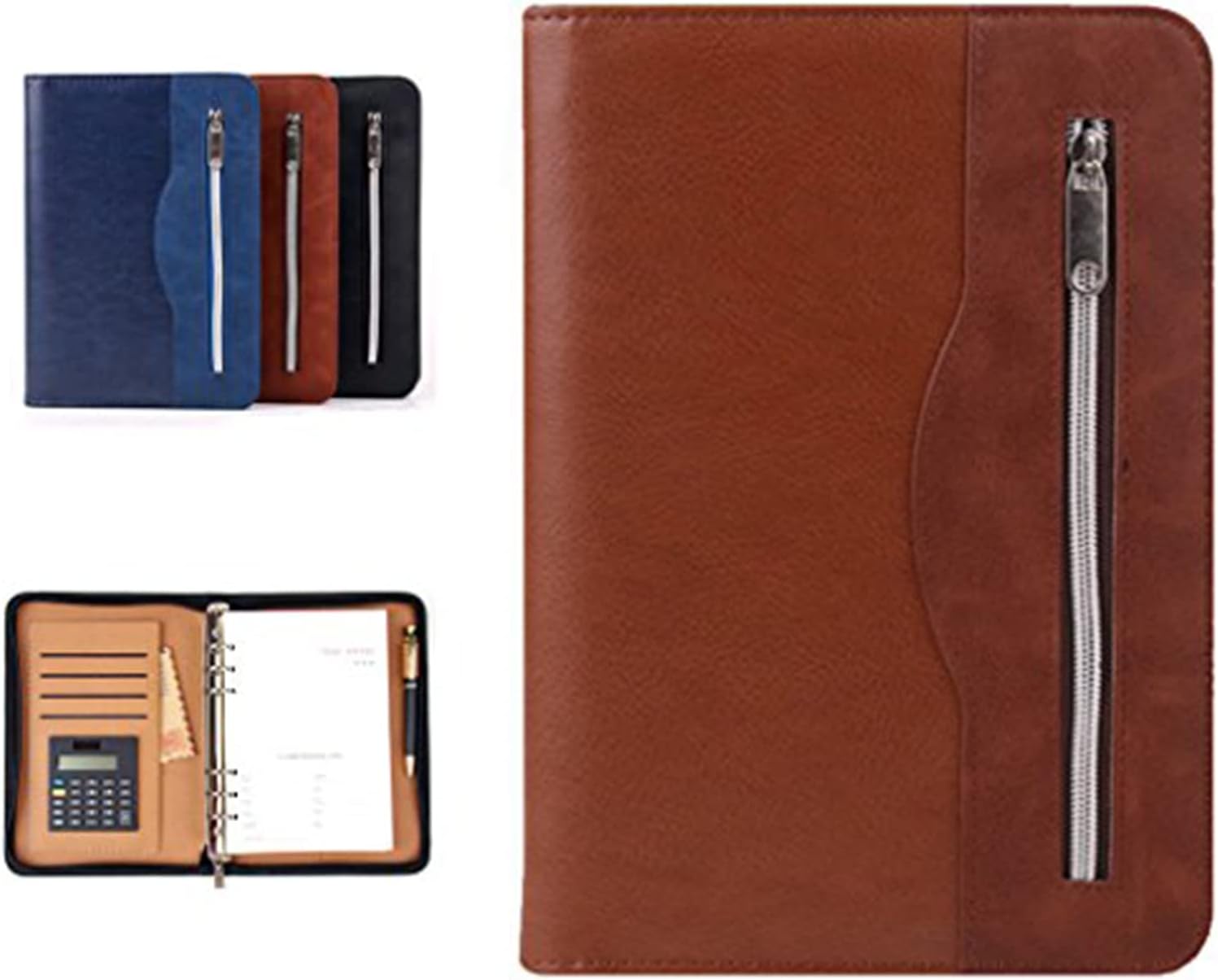 Gallaway Leather Padfolio Portfolio Writing Pad Folder fits Letter ...