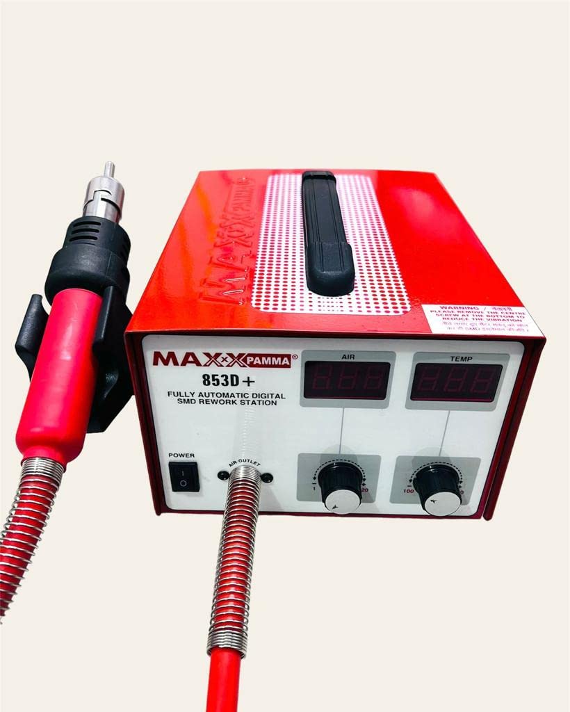 MAXX PAMMA 853D+ FULLY AUTOMATIC DIGITAL SMD REWORK STATION : Amazon.in ...