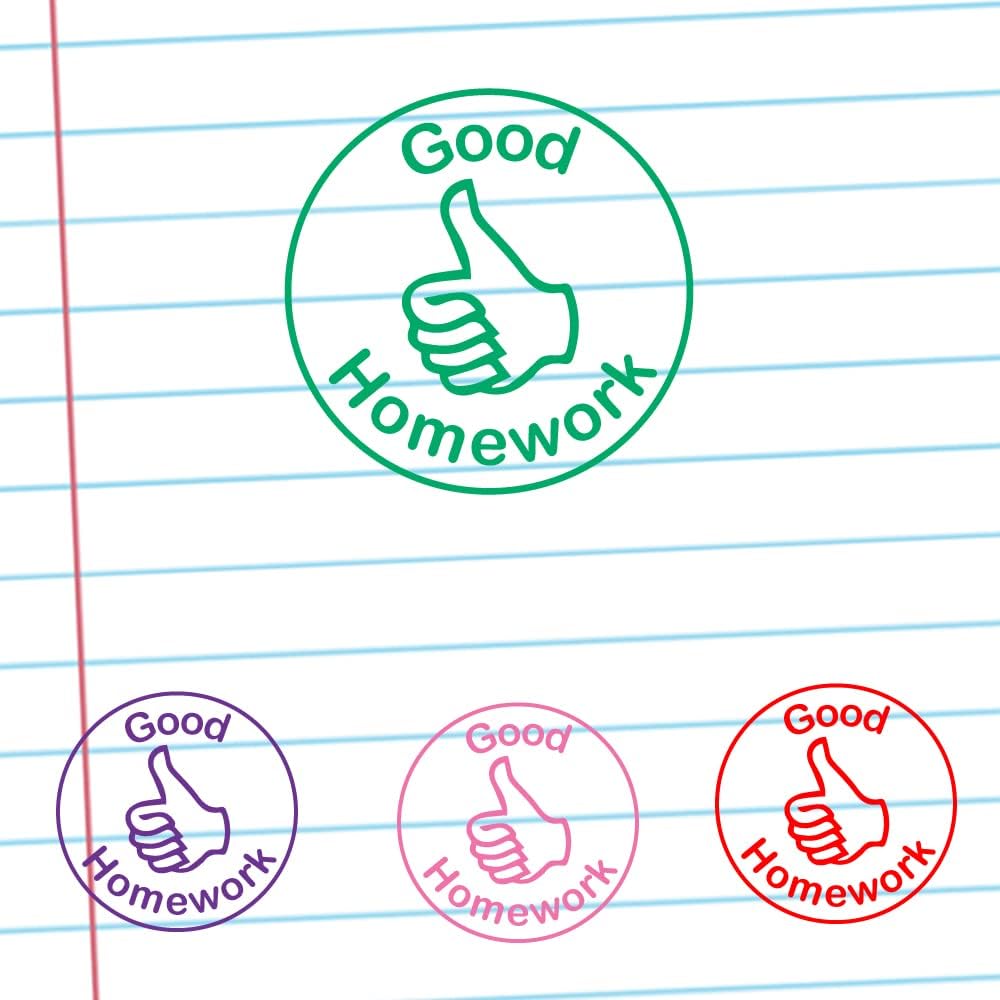 Teacher Marking Stamp - Green Tick 11mm : Amazon.co.uk: Stationery ...