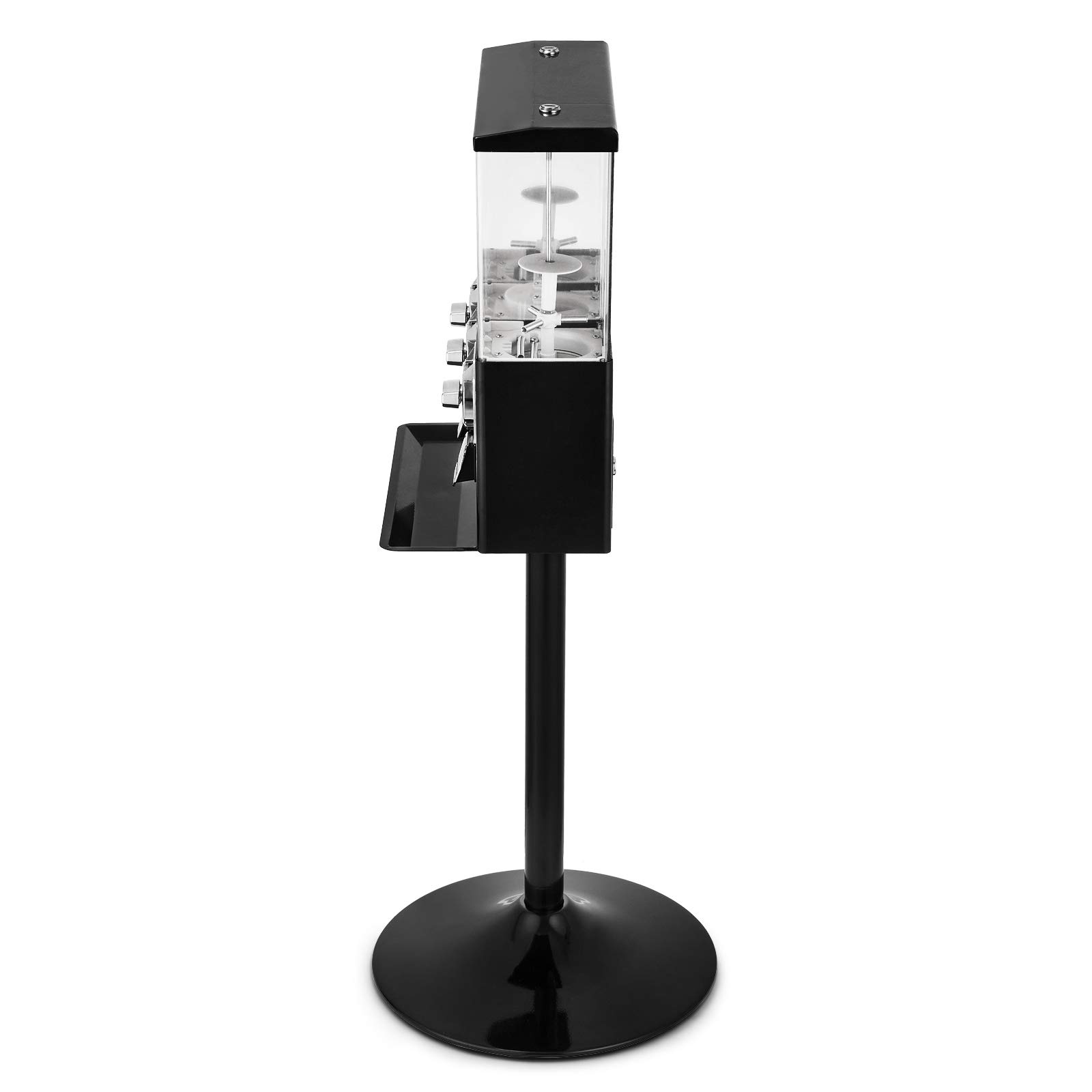 Buy Mophorn Triple Pod Candy Gumball Vending Machine Black Triple Head ...