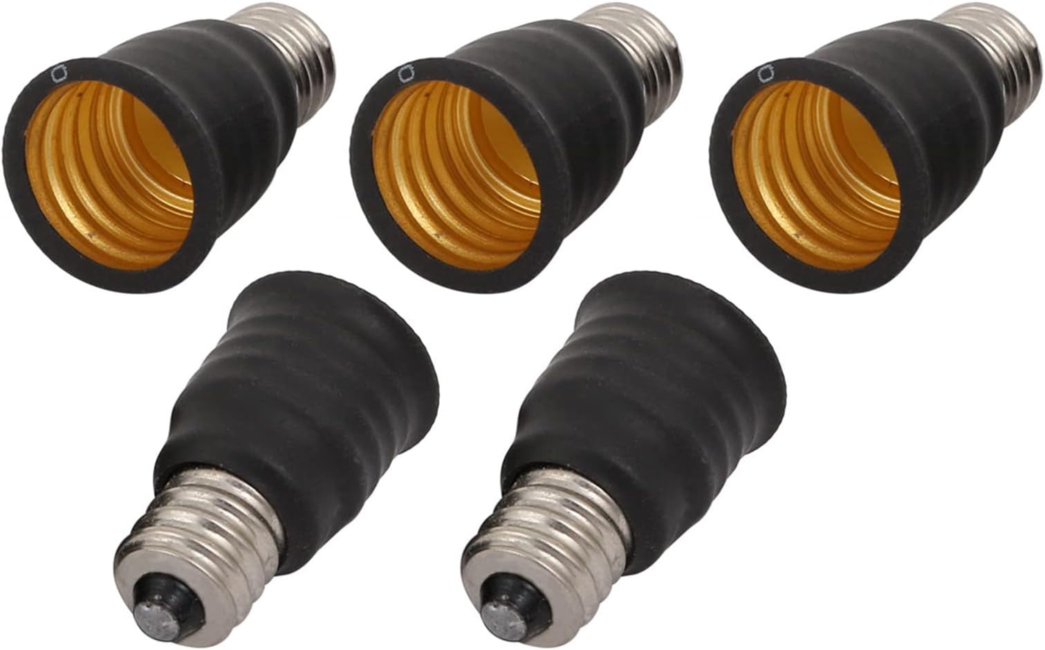 YOKIVE 5 Pcs E12 to E17 Light Socket Extension Holder, Bulb Base ...