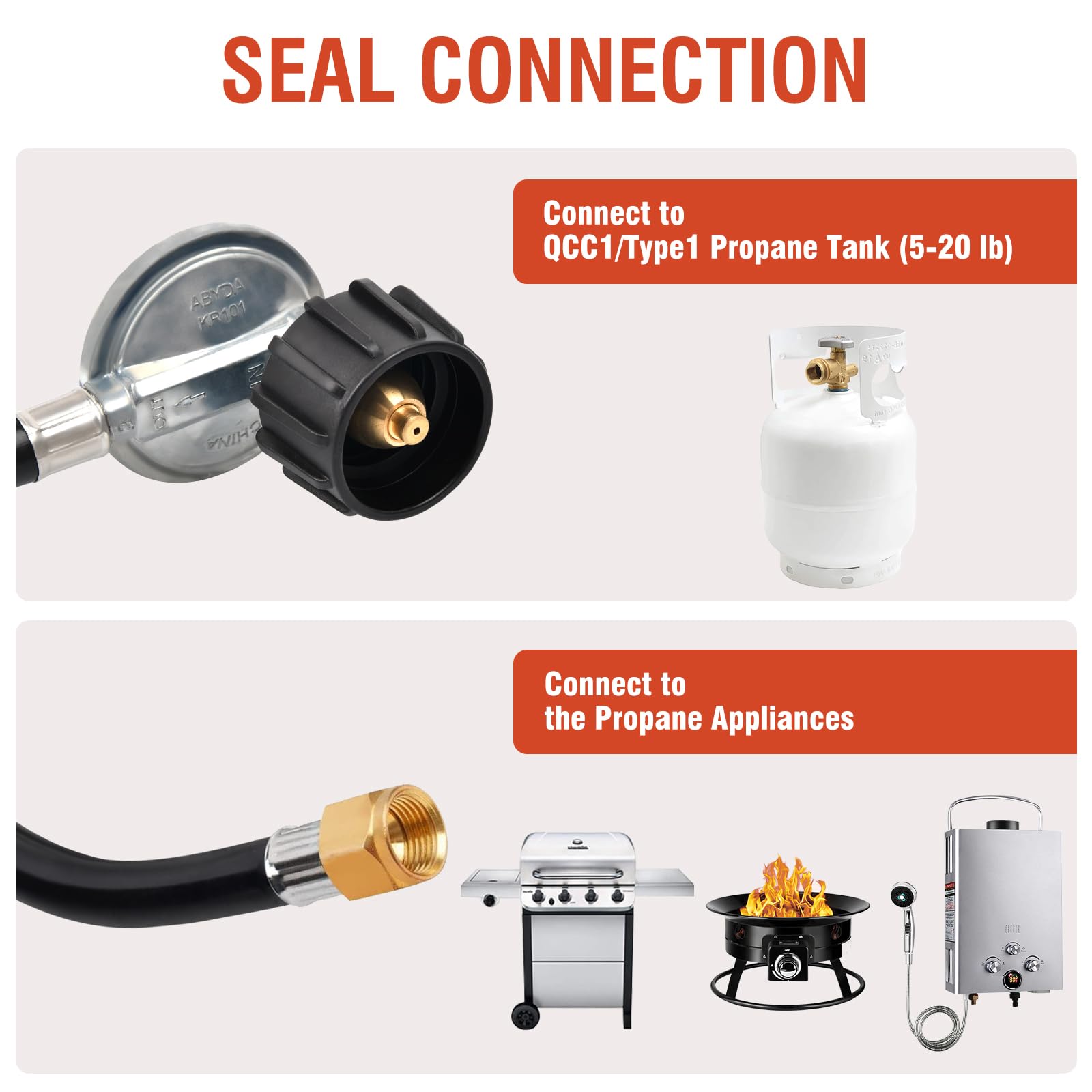 Universal Propane Gas Grill Barbecue Regulator Camping Calor
