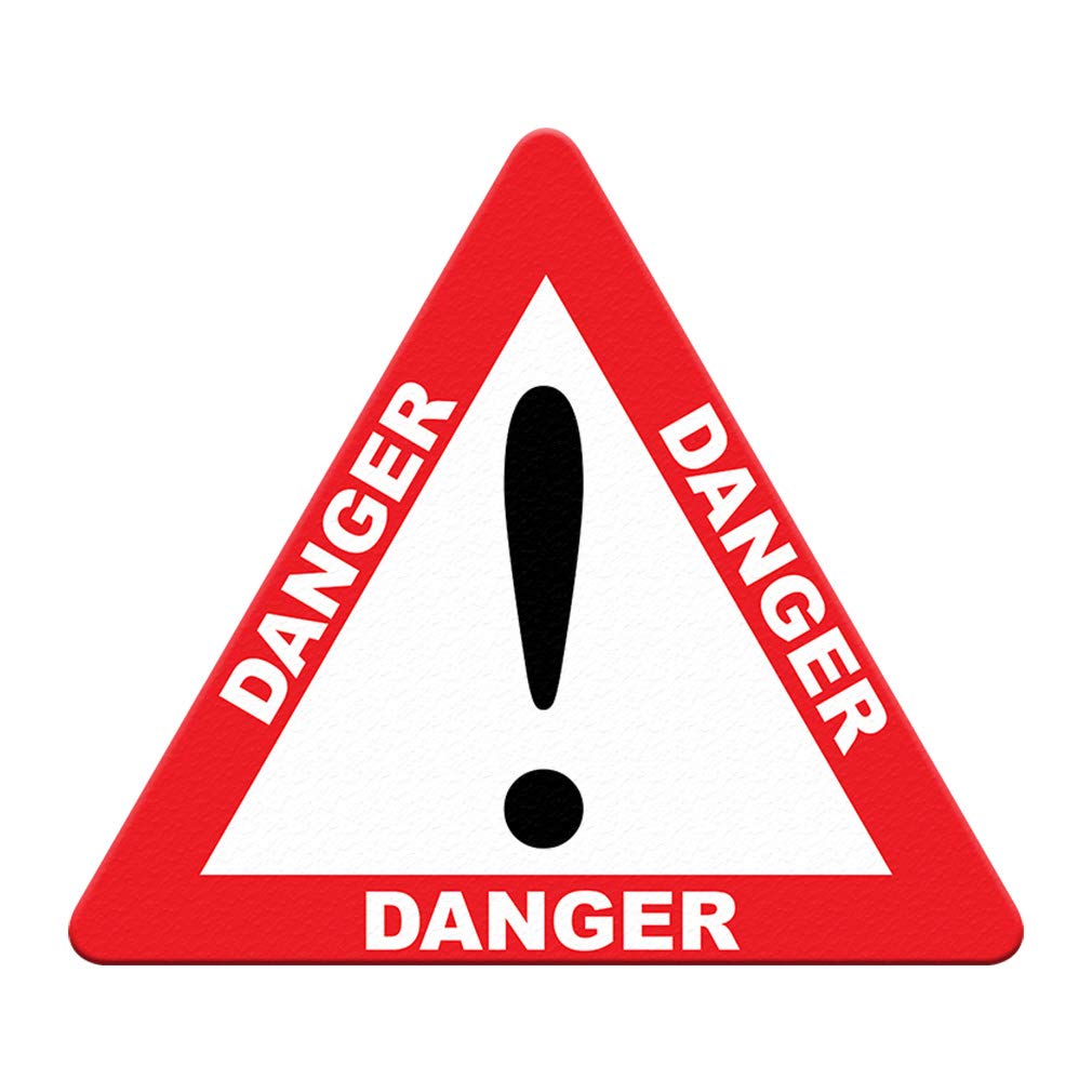 Danger Symbols Red