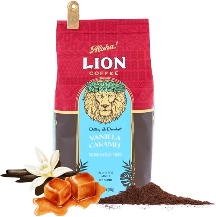 Amazon.co.jp: LION\COFFEE\Honolulu，Hawaii: バニラキャラメル