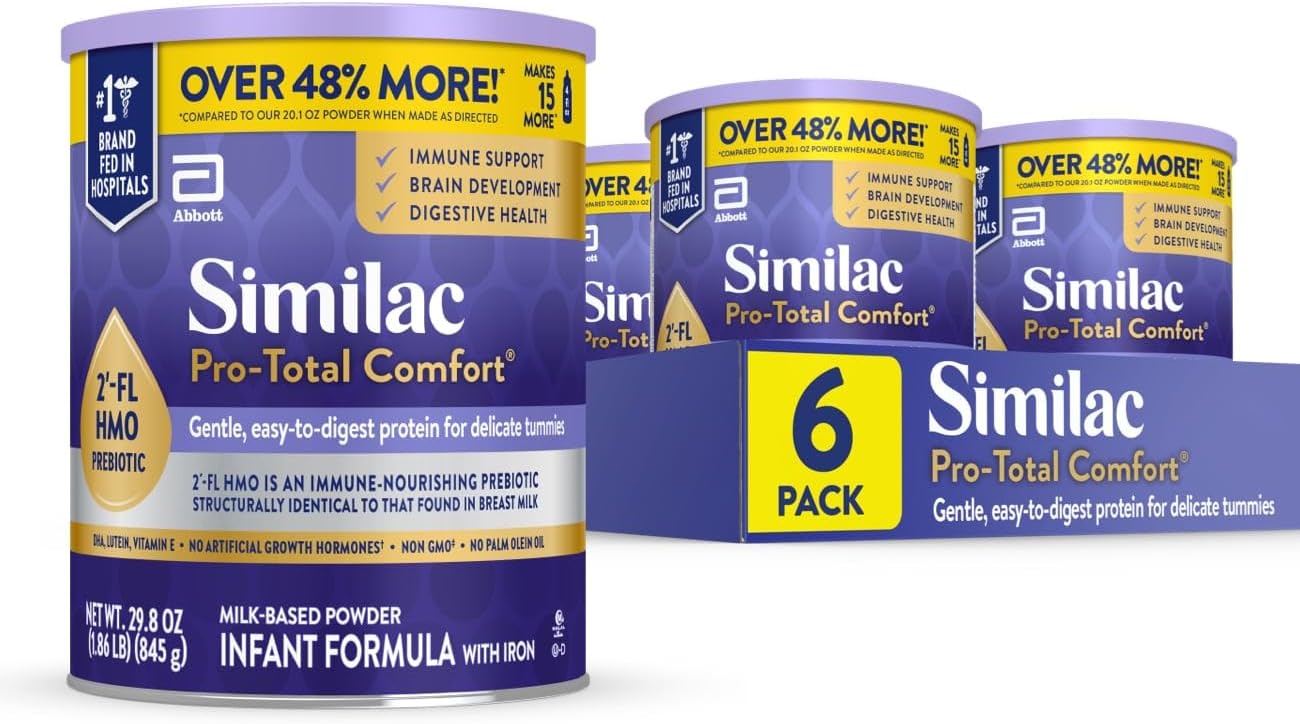 Amazon.com: Similac Pro-Total Comfort®* Infant Formula With Iron ...