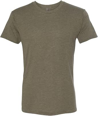 Amazon.com: Next Level 6010 Men's Tri-Blend Crew Tee-Military Green, 2X ...