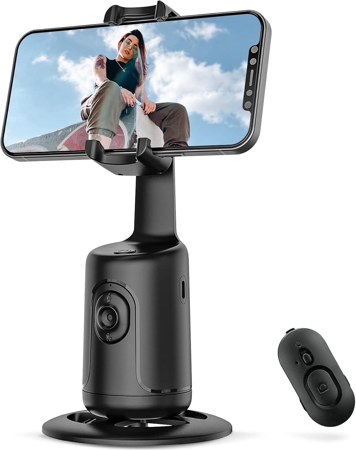 Amazon.com: Auto Face Tracking Tripod with Remote, 360° Rotation Auto ...