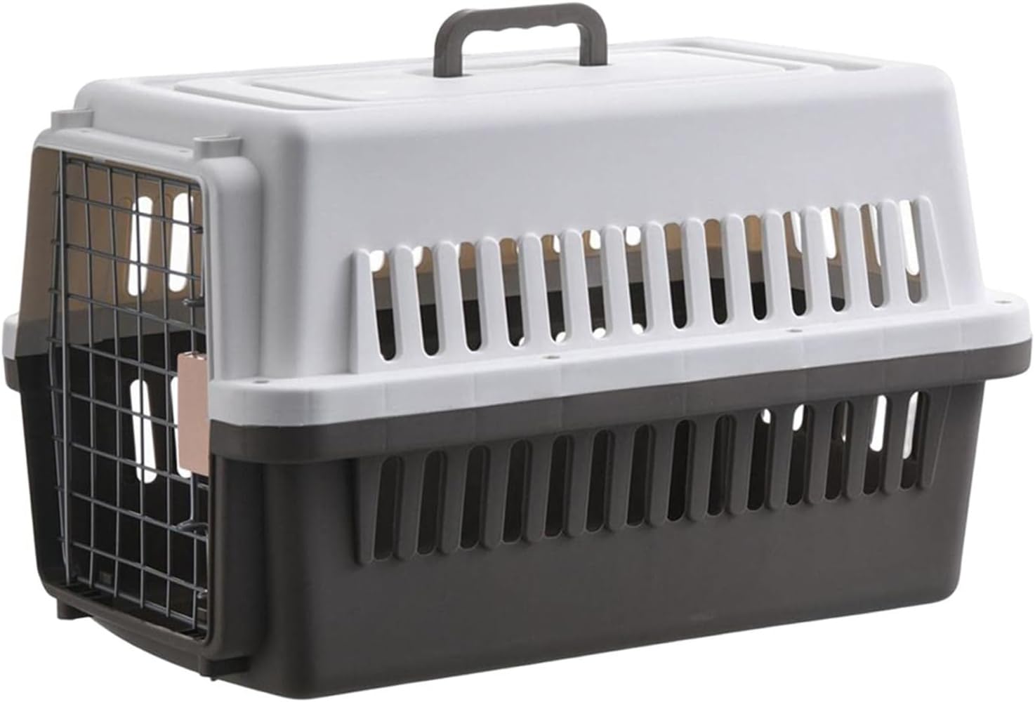 SKY-TOUCH Portable Hard Sided Pet Carrier Carry Breathable Crate Puppy ...