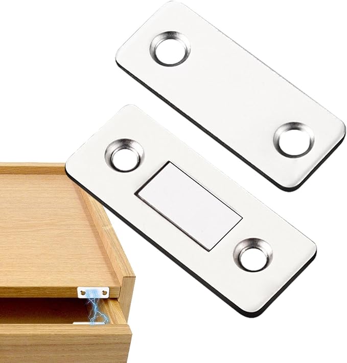 Amazon.com: ANZAGA Cupboard Locks, 2pcs Cabinet Magnetic Catch, Cabinet ...