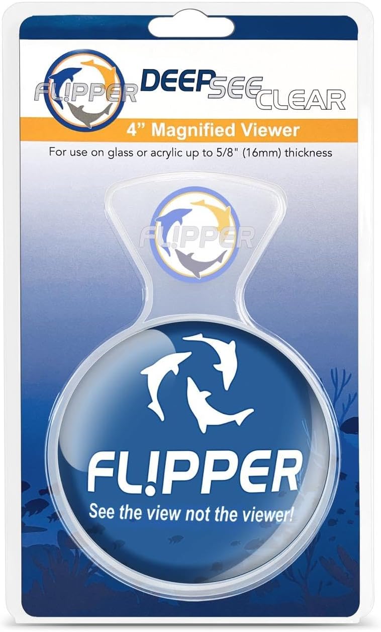 Flipper DeepSee 4" Viewer - Filter Clear Lens and Aquarium Magnetic ...